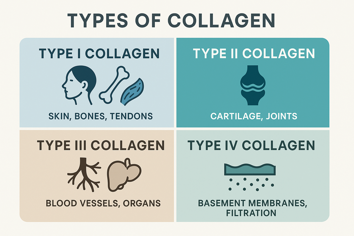 The 4 Main Types of Collagen: Functions & Food Sources – PrimalRx