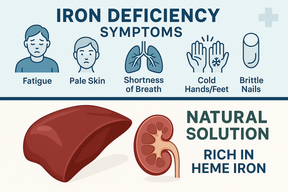 Iron Deficiency Symptoms & Natural Fixes with Organs – PrimalRx